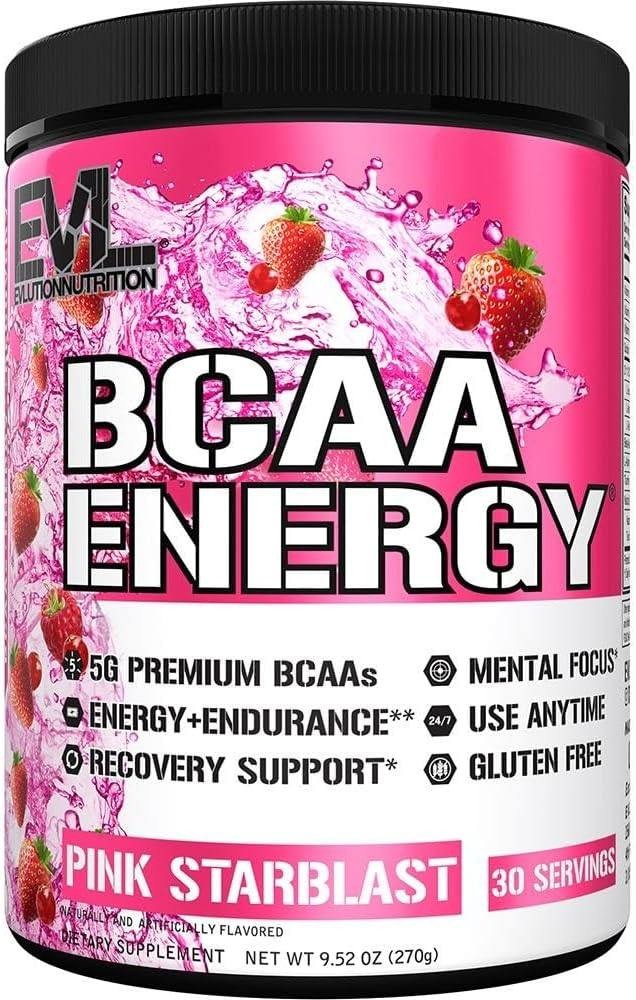 EVL BCAA Energy, Pink Starblast, 30 Serving