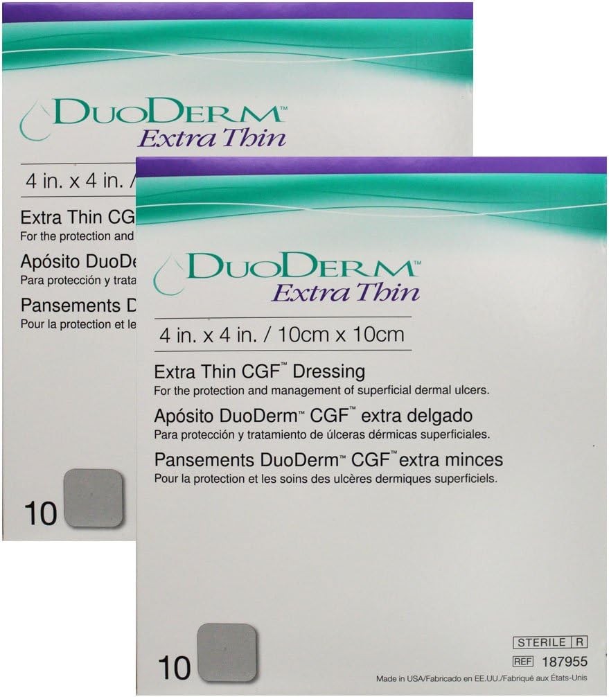 4X4 Duoderm Extra Thin Hydrocolloid Dressing